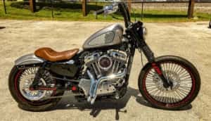"Rusty Rush" a custom Harley Bobber | Lord Drake Kustoms