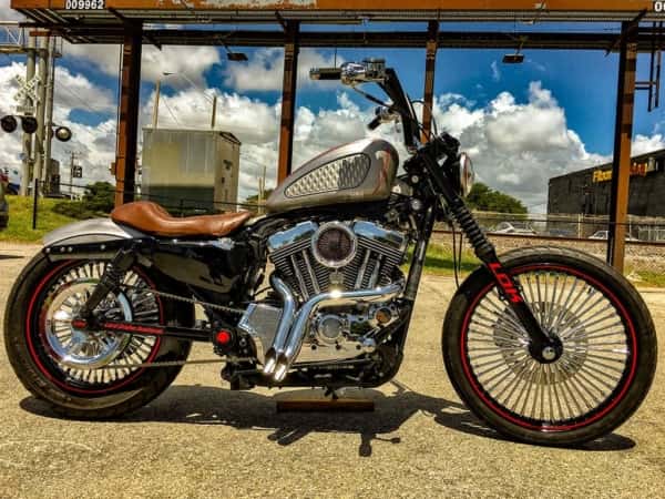 "Rusty Rush" a custom Harley Bobber | Lord Drake Kustoms