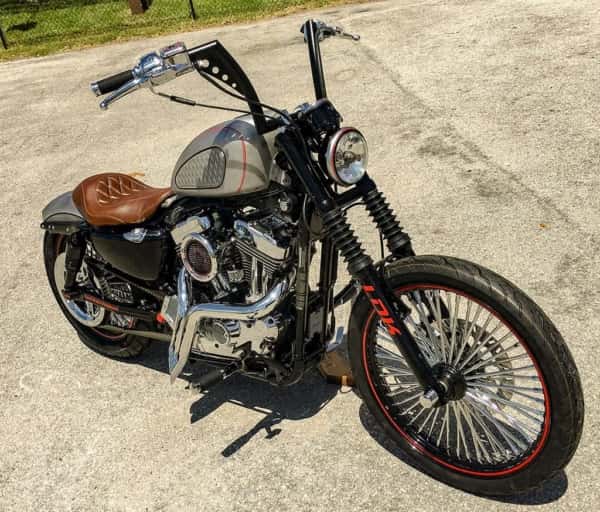 "Rusty Rush" a custom Harley Bobber | Lord Drake Kustoms