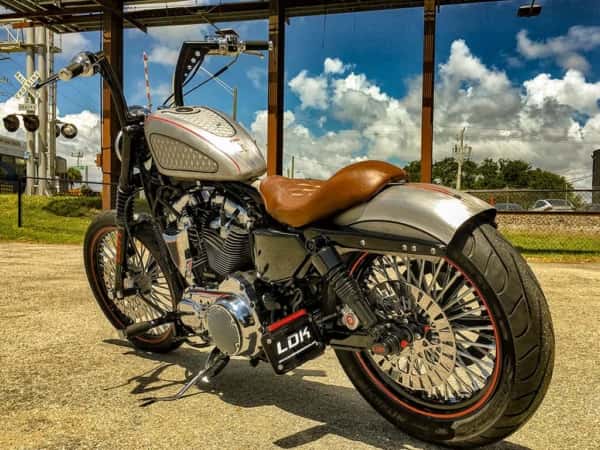 "Rusty Rush" a custom Harley Bobber | Lord Drake Kustoms