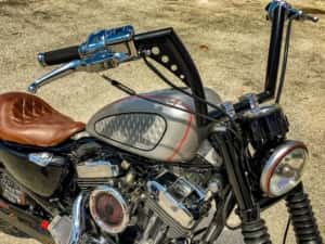 "Rusty Rush" a custom Harley Bobber | Lord Drake Kustoms