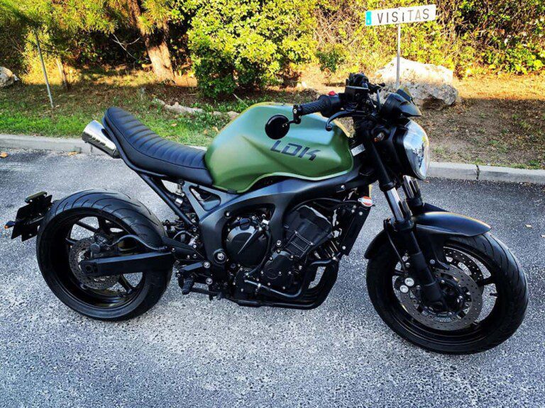 Primeras imágenes de nuestra Yamaha Fazer FZ6 customizada. | Lord Drake ...