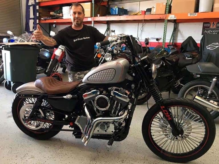 "Rusty Rush" a custom Harley Bobber | Lord Drake Kustoms