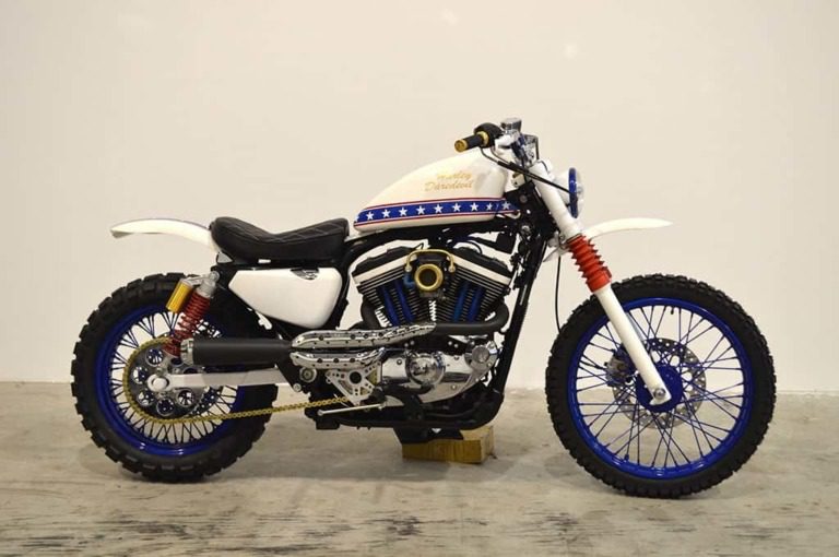 "DAREDEVIL" an Evel Knievel motorcycle tribute | Lord Drake Kustoms