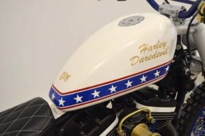 "DAREDEVIL" an Evel Knievel motorcycle tribute | Lord Drake Kustoms