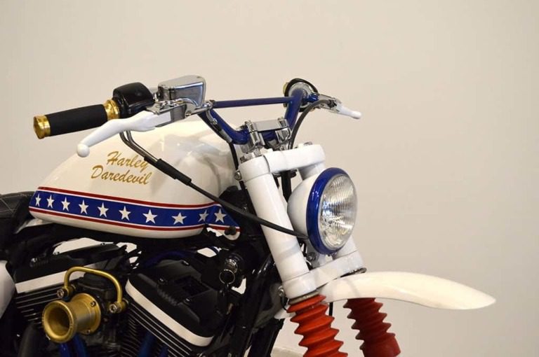 "DAREDEVIL" an Evel Knievel motorcycle tribute | Lord Drake Kustoms