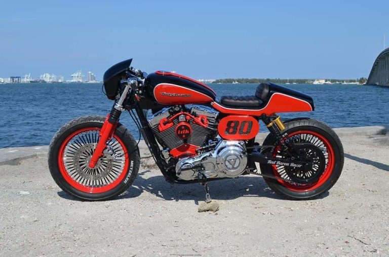 RED BARON, a custom Harley Davidson Dyna | Lord Drake Kustoms