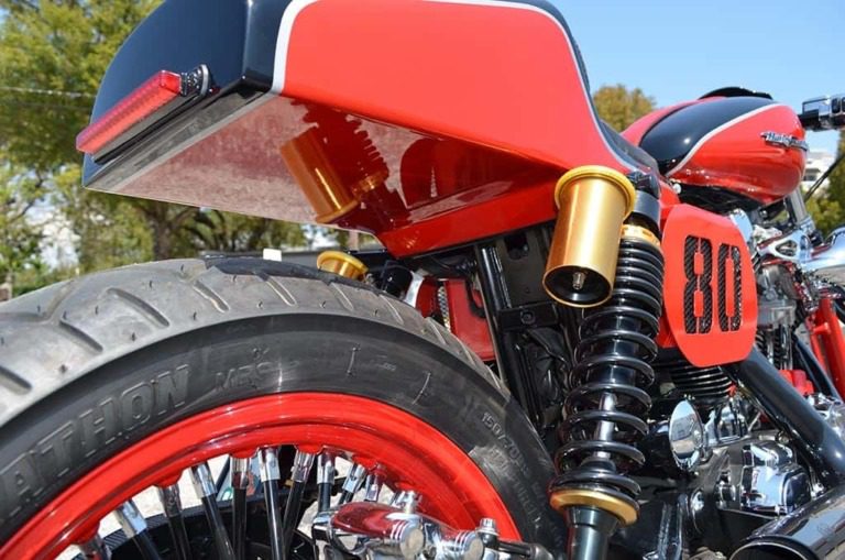 RED BARON, a custom Harley Davidson Dyna | Lord Drake Kustoms