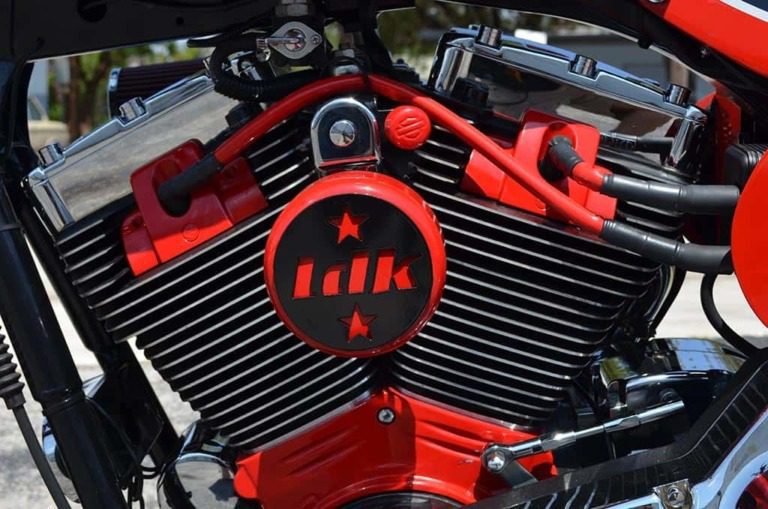 RED BARON, a custom Harley Davidson Dyna | Lord Drake Kustoms