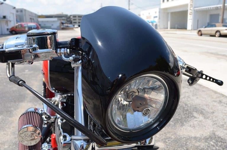 RED BARON, a custom Harley Davidson Dyna | Lord Drake Kustoms