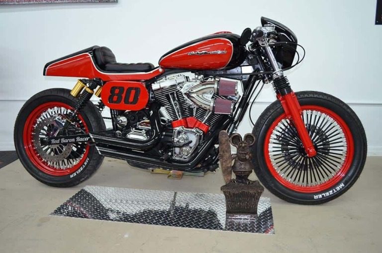 RED BARON, a custom Harley Davidson Dyna | Lord Drake Kustoms