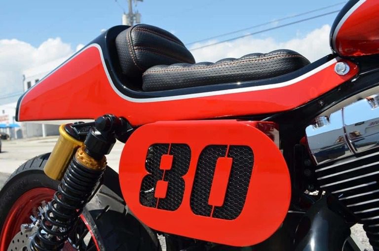 RED BARON, a custom Harley Davidson Dyna | Lord Drake Kustoms