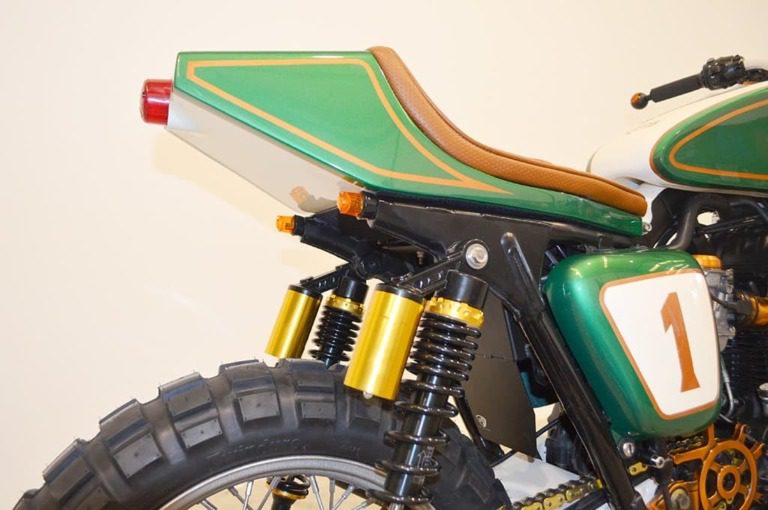 "Copper Boss" a Triumph Bonneville Scrambler | Lord Drake Kustoms