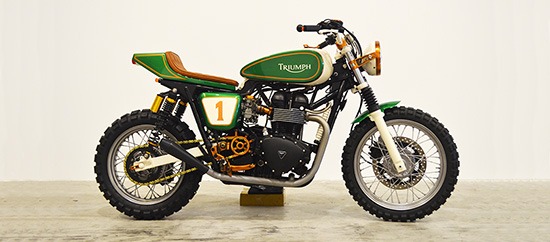 "Copper Boss" una Triumph Bonneville Scrambler | Lord Drake Kustoms