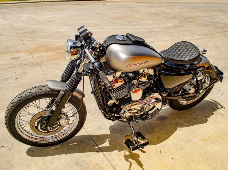 Sportster Cafe Racer with Bobber touches | Lord Drake Kustoms