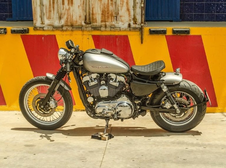 Sportster Cafe Racer with Bobber touches | Lord Drake Kustoms