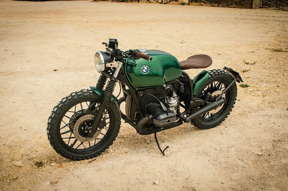 BMW R100 Scrambler “Green” | Lord Drake Kustoms