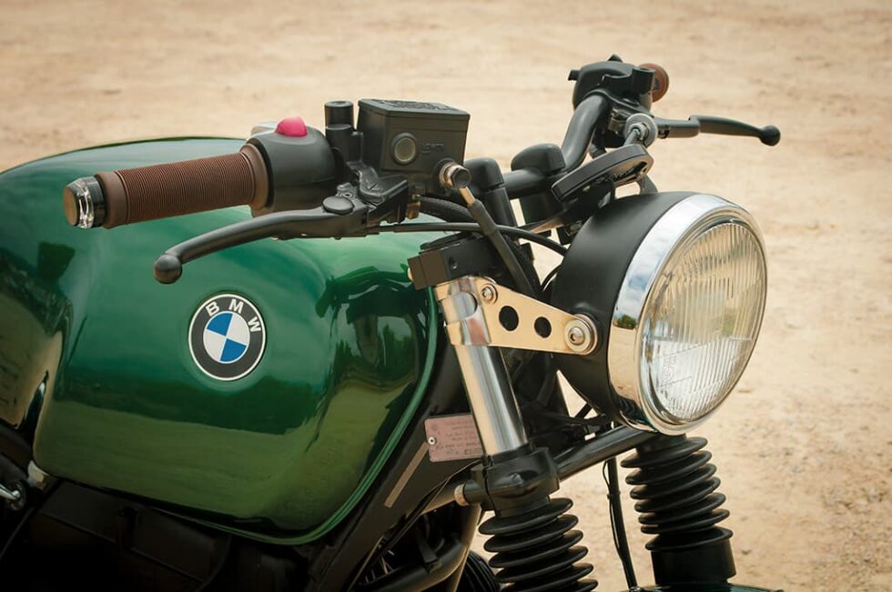 BMW R100 Scrambler “Green” | Lord Drake Kustoms