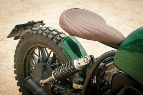 BMW R100 Scrambler “Green” | Lord Drake Kustoms