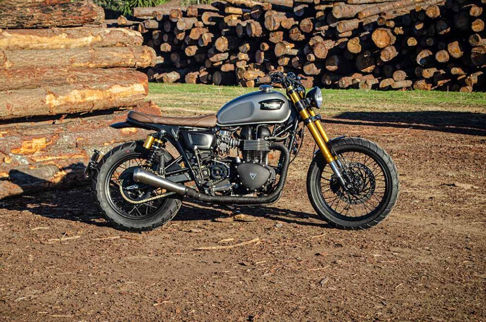 Triumph Brat Style Motorcycle | Lord Drake Kustoms
