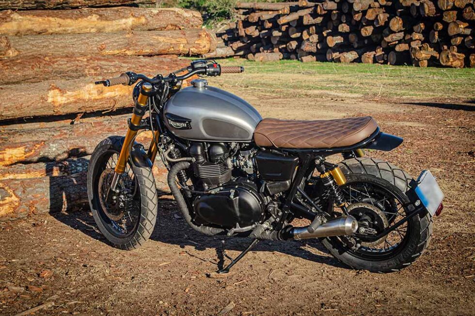 Triumph Brat Style Motorcycle | Lord Drake Kustoms