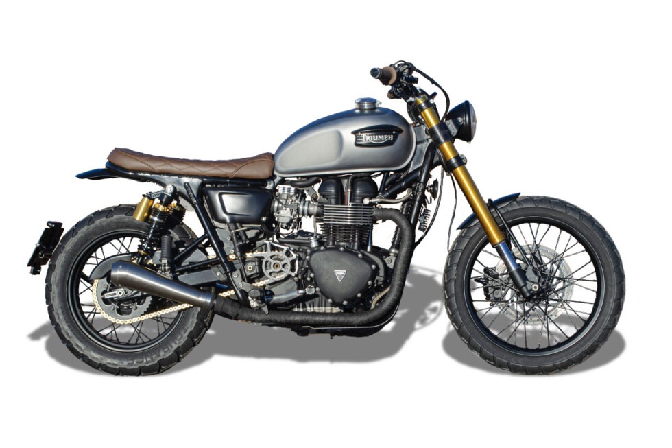Triumph Brat Style Motorcycle | Lord Drake Kustoms