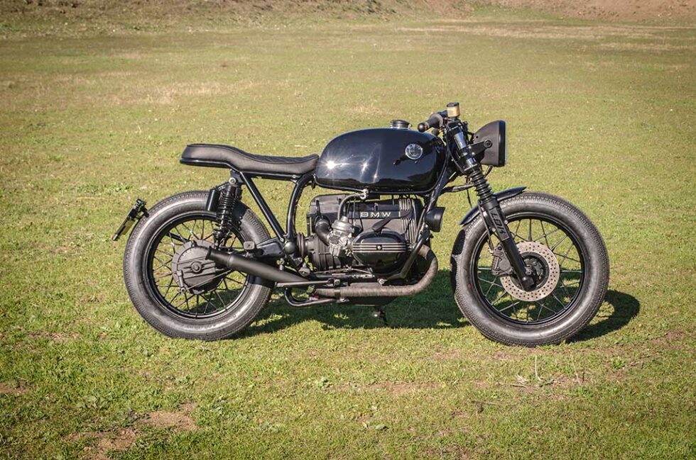Black BMW R100 Cafe Racer | Lord Drake Kustoms