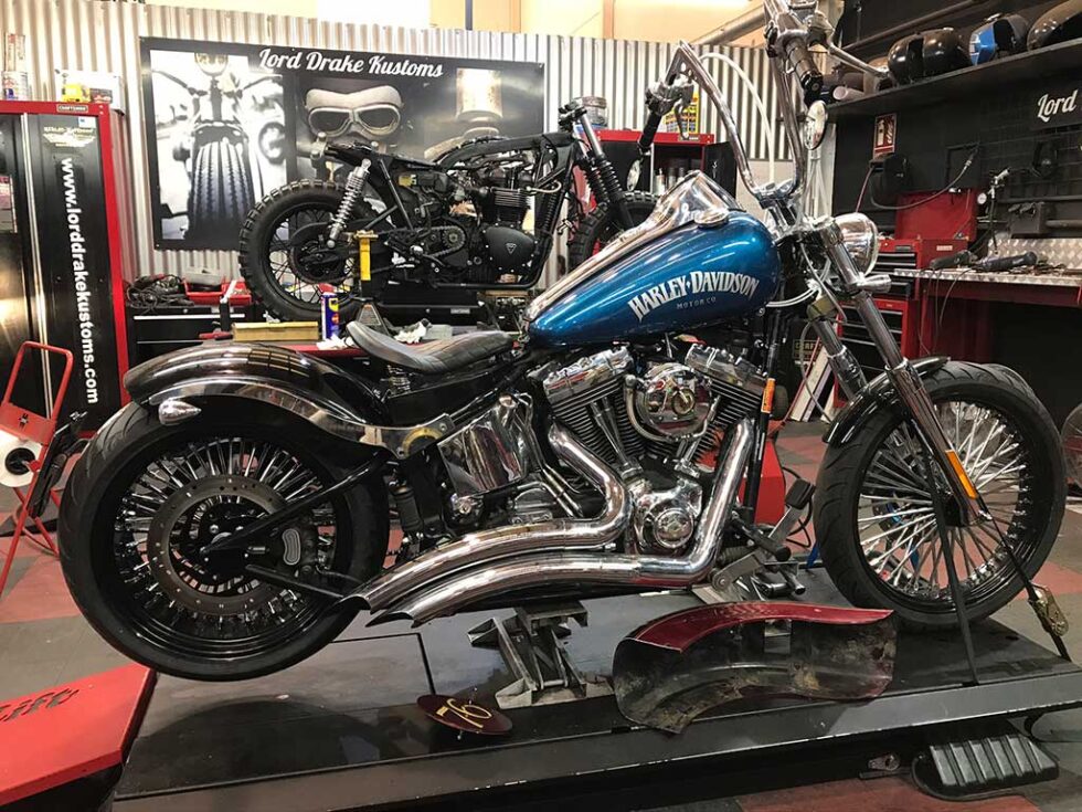 Del concesionario Harley Davidson al taller de Lord Drake Kustoms
