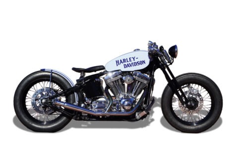 Springer Bobber Blue | Lord Drake Kustoms