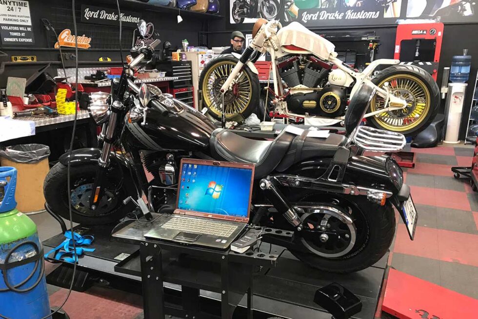 Harley Davidson repair and maintenance workshop in Malaga
