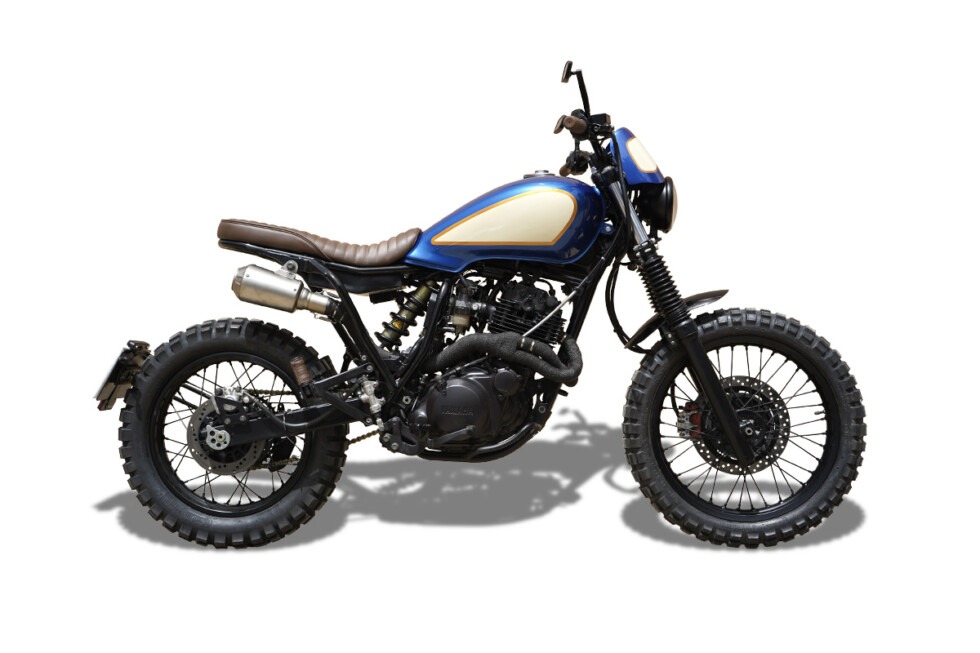 YAMAHA XT BLUE SCRAMBLER | Lord Drake Kustoms
