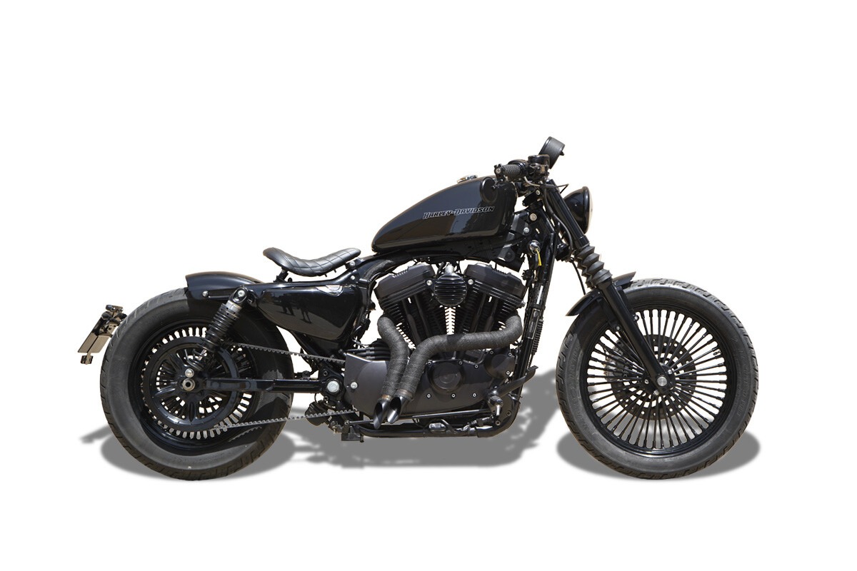 SPORTSTER BOBBER GLOSSBLACK | Lord Drake Kustoms