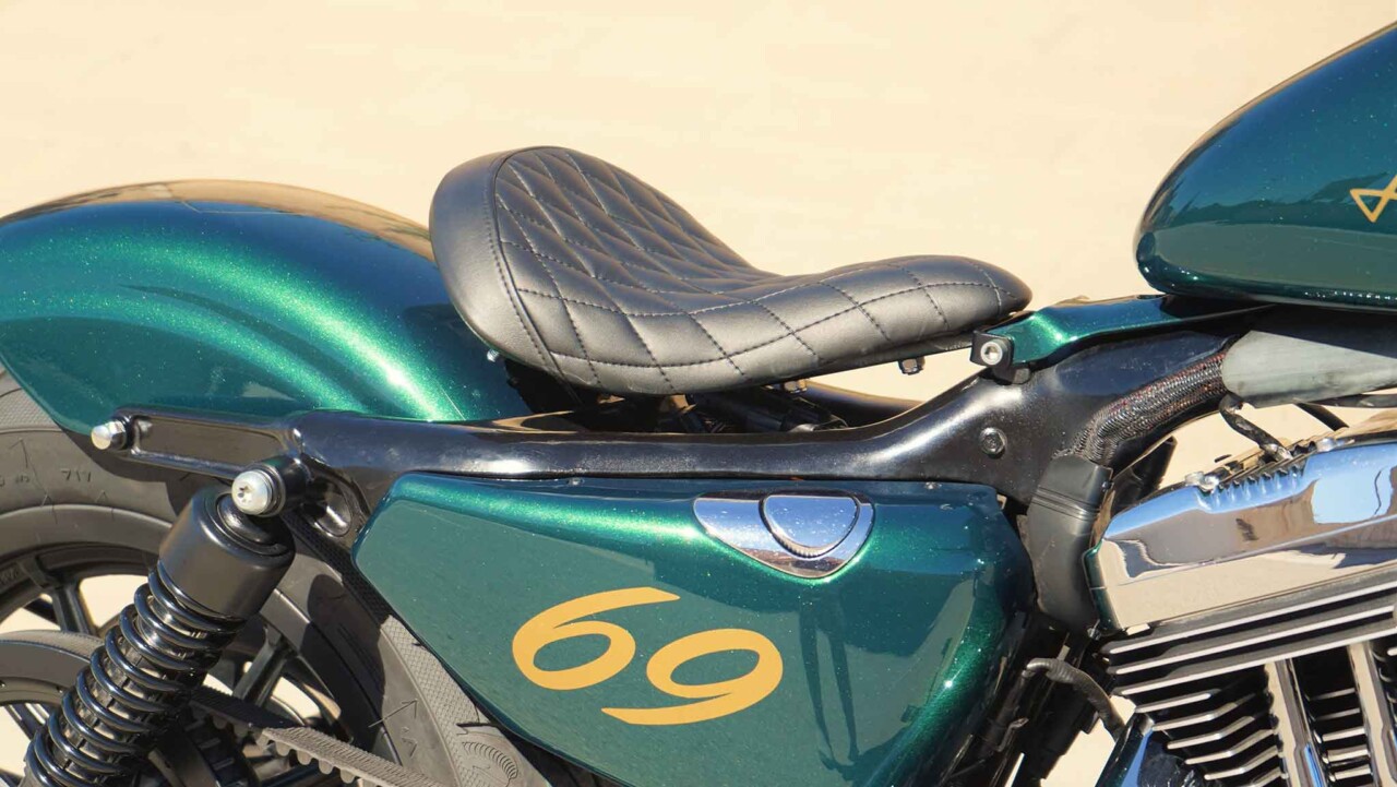 SPORTSTER BOBBER GREEN 69 | Lord Drake Kustoms