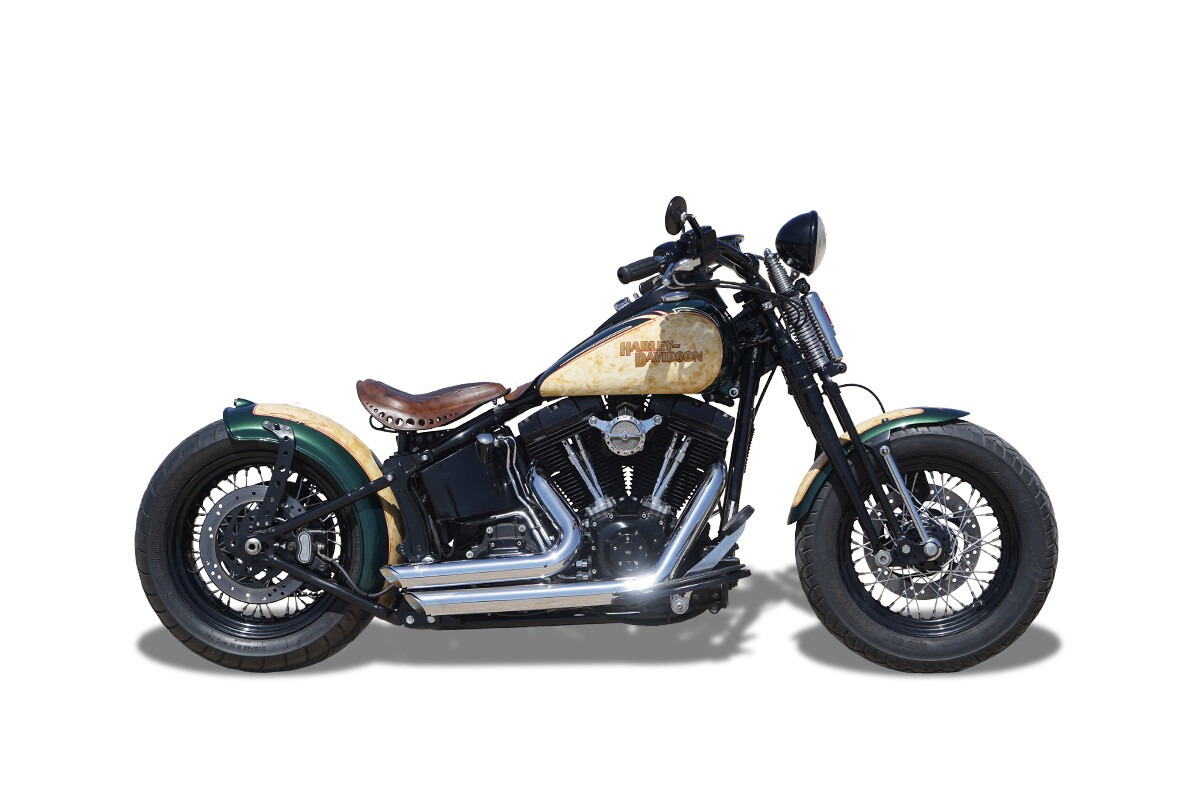 HD CROSS BONES BOBBER | Lord Drake Kustoms