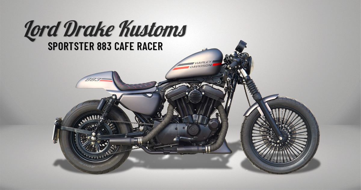 sportster 883 cafe racer | Lord Drake Kustoms