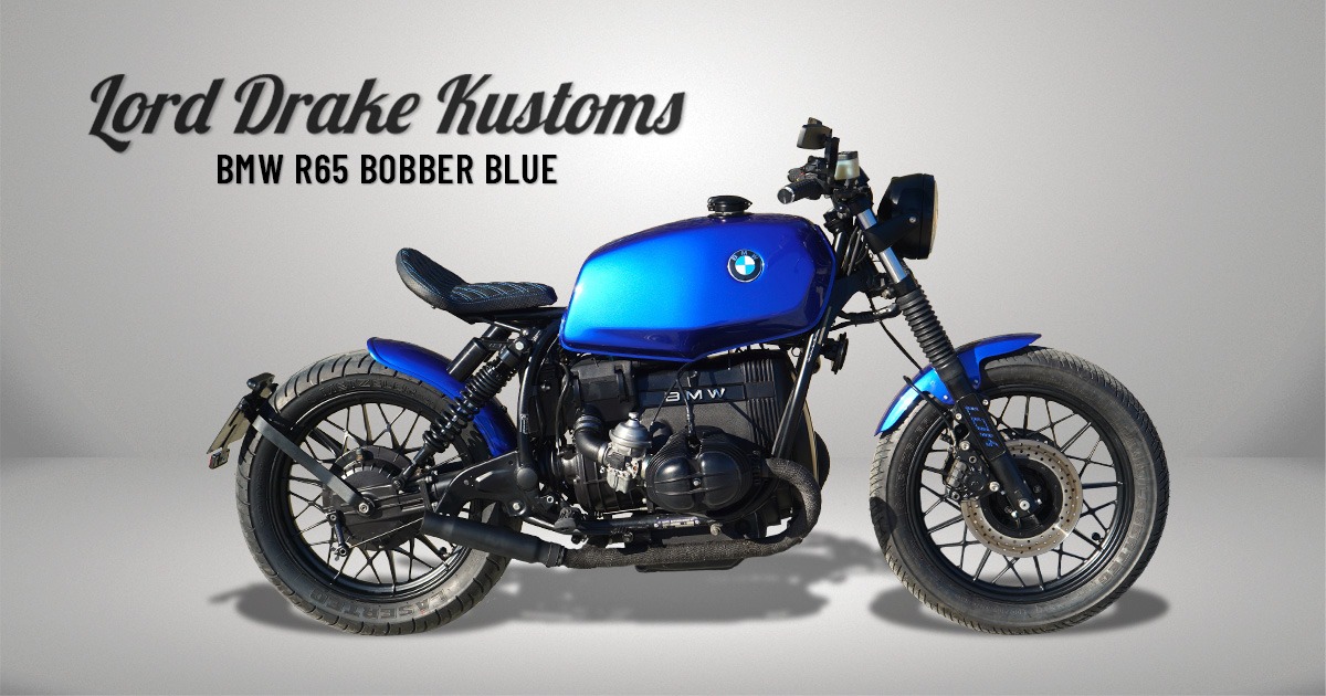 BMW R65 BOBBER BLUE | Lord Drake Kustoms