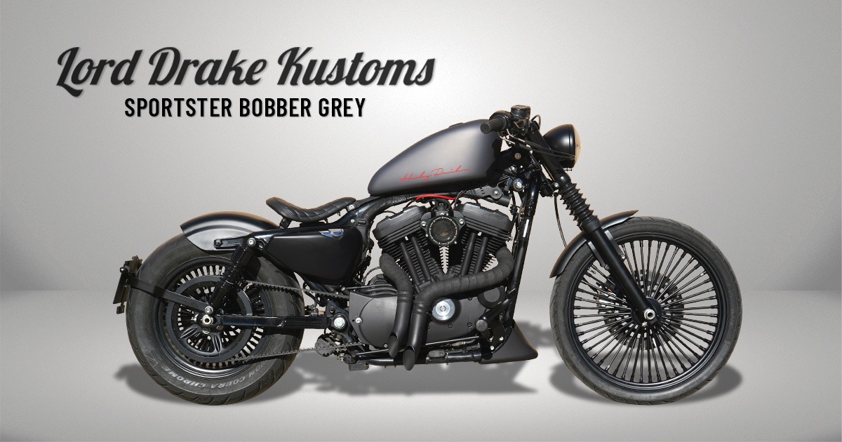 Sportster Bobber Grey | Lord Drake Kustoms